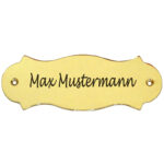 Messingschilder mit Gravur selber gestalten - einfach und schnell